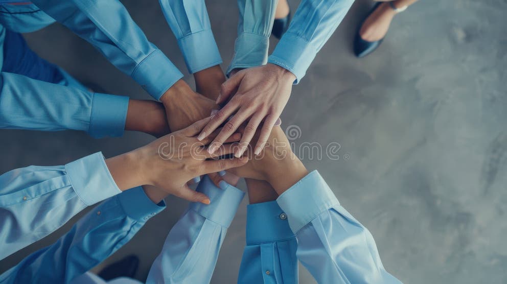 The Unity of Team. AI Generated Stock Photo - Image of agreement ...