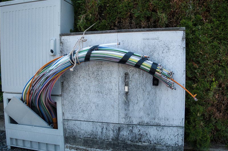 Close-up of Multiple Wires Connected To a Wall Editorial Photo - Image ...