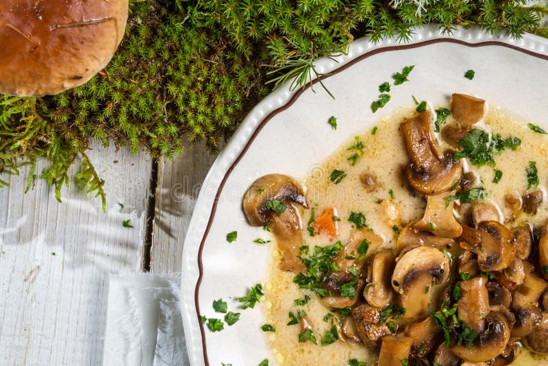 Moss Soup from Traditional Chinese Cuisine Stock Photo - Image of soup ...