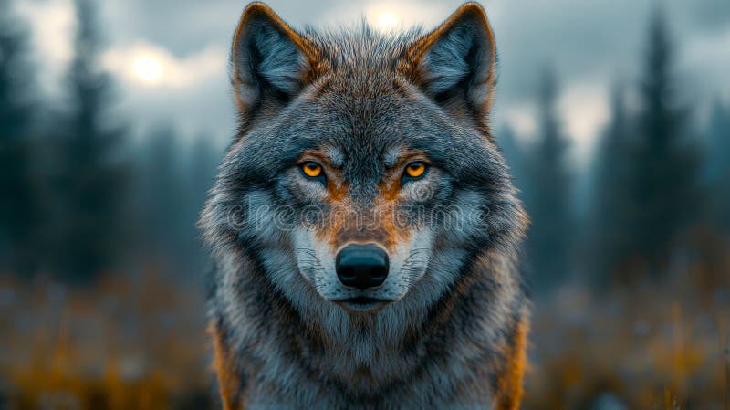 Close-up of the Muzzle of a Gray Shaded Wolf Stock Photo - Image of ...