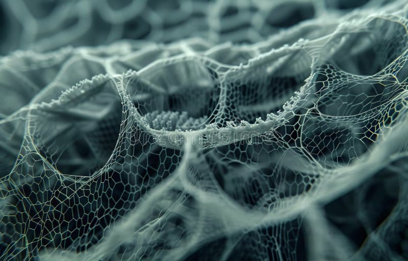A Closeup of a Nanofiber Fabric Demonstrating Its Unique Texture and ...