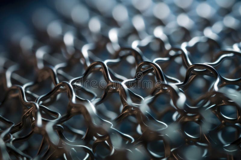 Close-up of Nanostructured Material, with Visible Scale Stock Photo ...