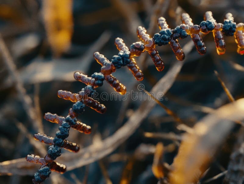 Close-up of Natural Growth with Algae-like Organisms Stock Photo ...