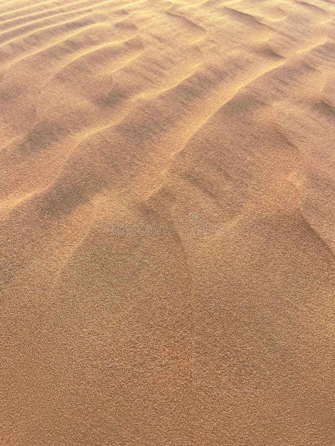 Close Up of a Natural Pattern on a Dune Sand Stock Photo - Image of ...