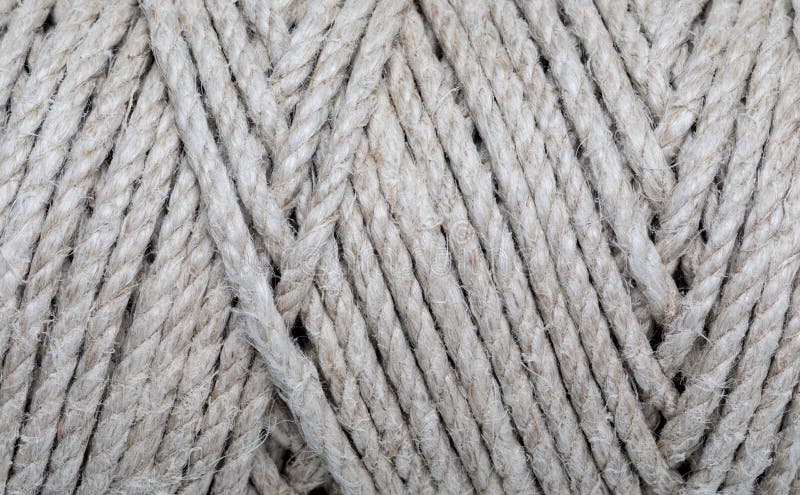 Close-up of Natural Rope Texture. Stock Image - Image of decoration ...