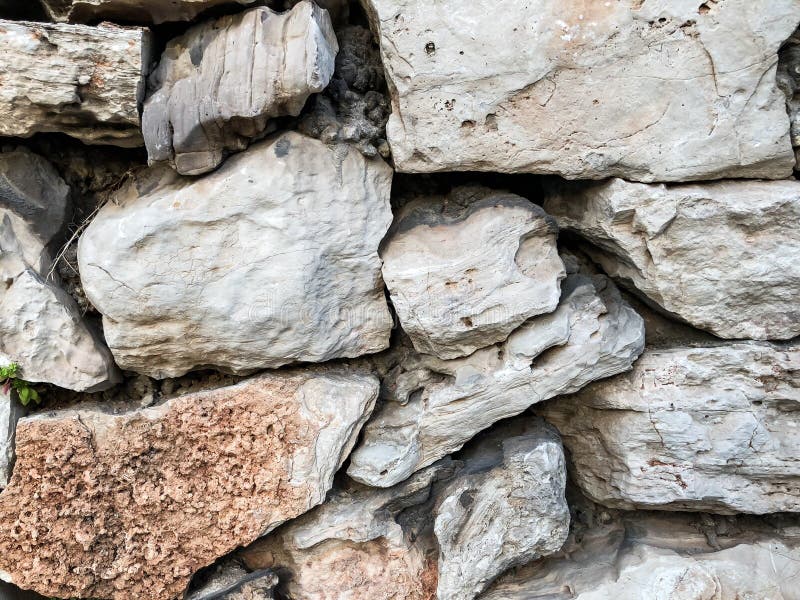 Close Up of Natural Stone Wall. Stone Wall Texture Stock Image - Image ...