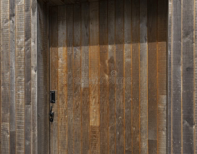 Close-up of a Wood Cladding of a Building Stock Photo - Image of panel ...