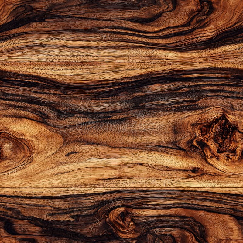 Close-up of Natural Wood Grain Texture with Unique Patterns and Rich ...