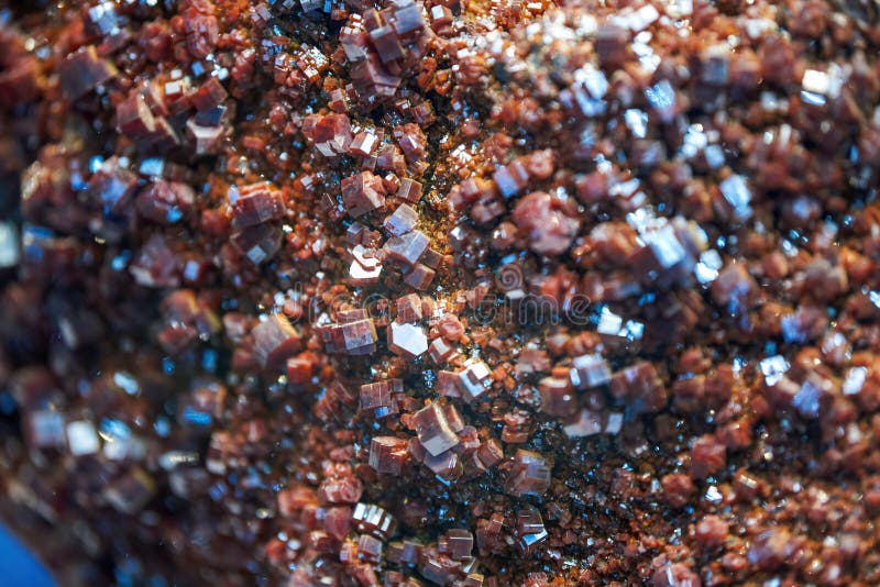 Close-up of Naturally Occurring Rare Crystalline Ore Stock Photo ...