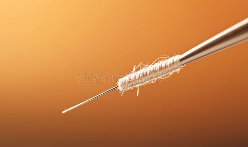 Thread Wrapped Around Clothespin Stock Photo - Image of wrapped ...