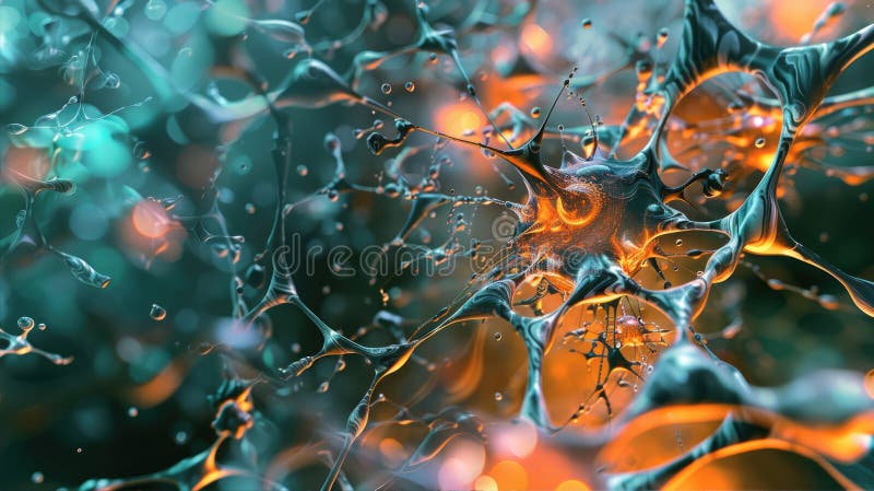Close-Up of Neural Network with Glowing Connections Stock Image - Image ... Close-Up of Neural Network with Glowing Connections Stock Image - Image ...