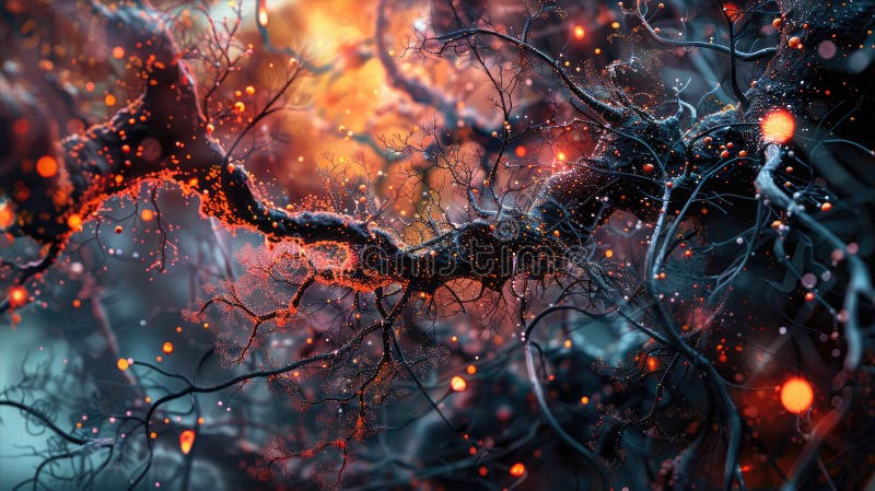 Close-Up of Neural Network with Glowing Connections Stock Photo - Image ... Close-Up of Neural Network with Glowing Connections Stock Photo - Image ...