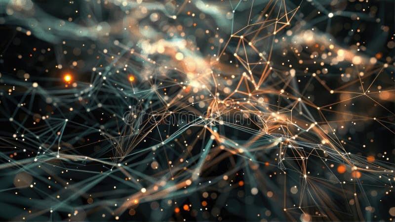 Close-Up of Neural Network with Glowing Connections Stock Image - Image ... Close-Up of Neural Network with Glowing Connections Stock Image - Image ...