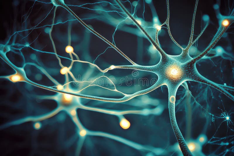 Close-up of Neural Network, with Individual Neurons Visible Stock Photo ... Close-up of Neural Network, with Individual Neurons Visible Stock Photo ...