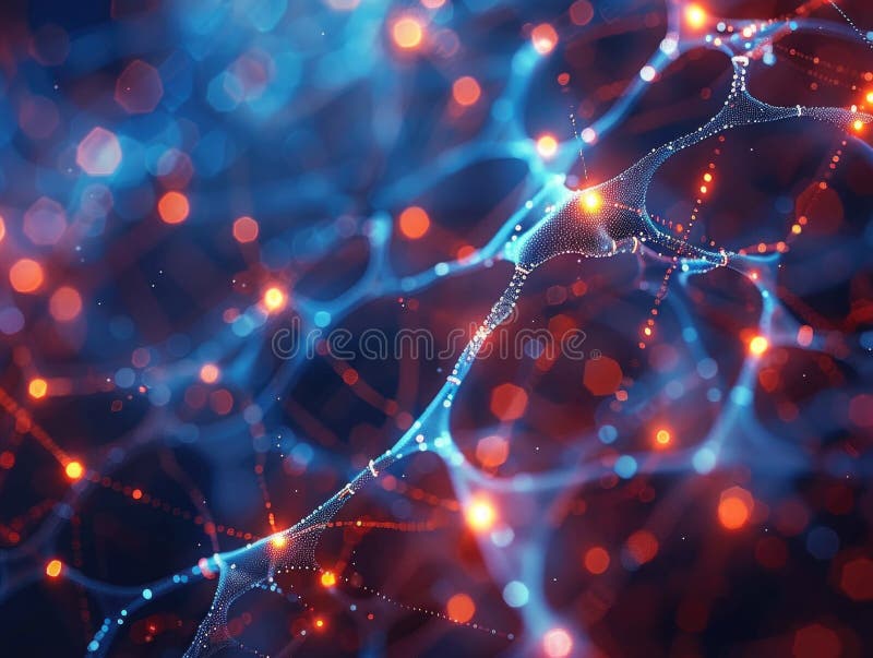 Microscopic Cellular Structure Stock Illustration - Illustration of ...