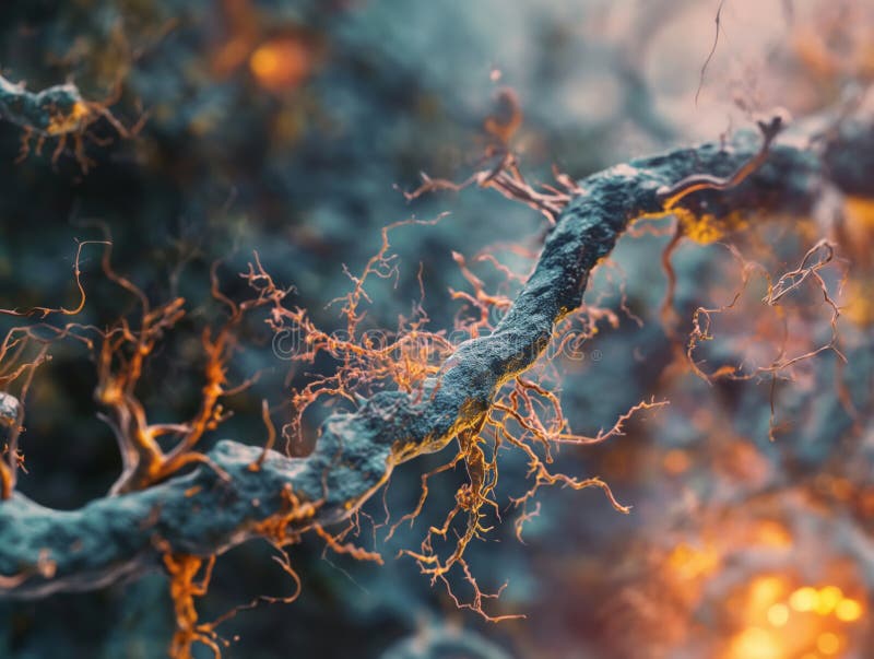 Synaptic Connections In Neural Network Stock Image Image Of Learning