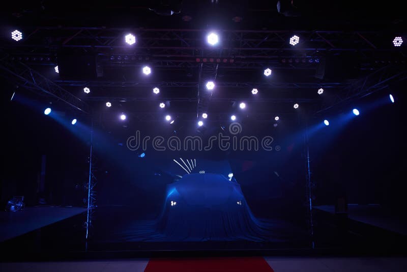 Close Up of a New Car Hidden Under Cover. Stock Photo - Image of luxury ...