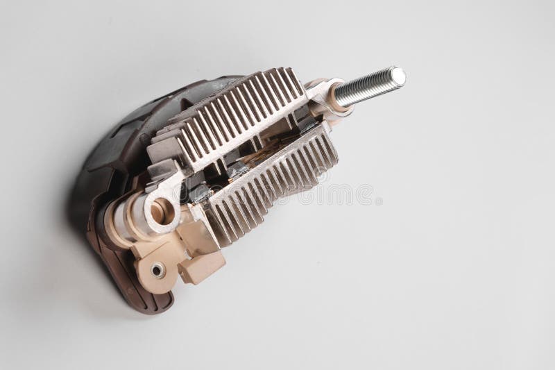 Close-up of a New Relay Regulator Equalizing the Voltage in the ...