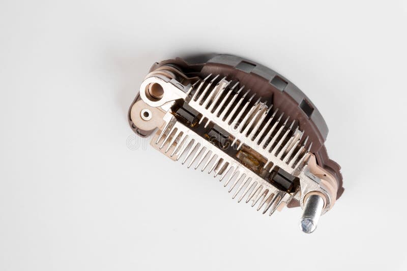 Close-up of a New Relay Regulator Equalizing the Voltage in the ...