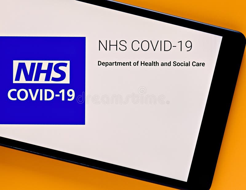 Close-up of NHS App Store Logo on Tablet Screen Editorial Image - Image ...