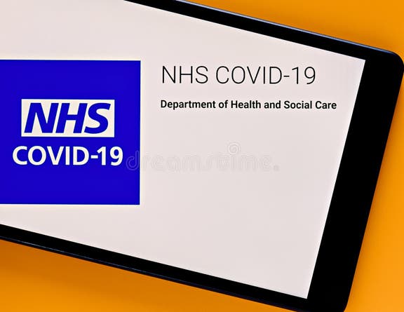 Close-up of NHS App Store Logo on Tablet Screen Editorial Image - Image ...