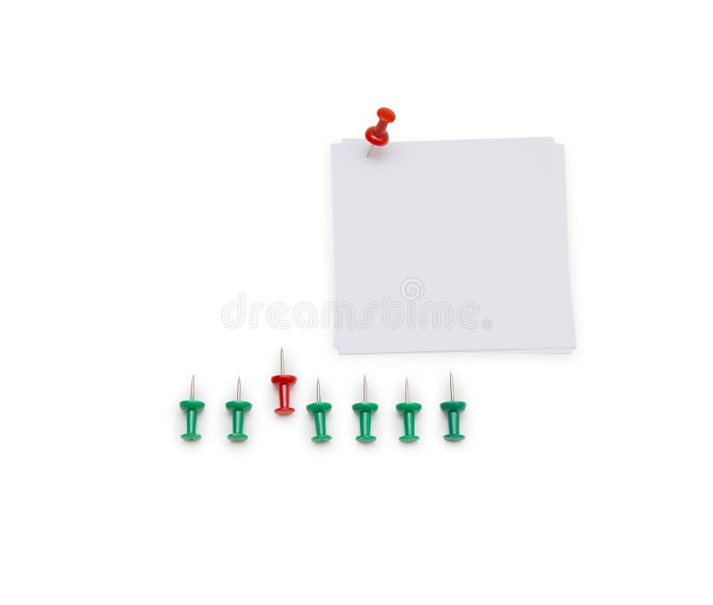 Paper with push pin stock image. Image of remind, board - 4829679