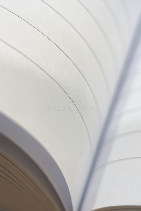 A Close-up of Notebook Pages Forming a Soft, Wavy Pattern. Stock Photo ...