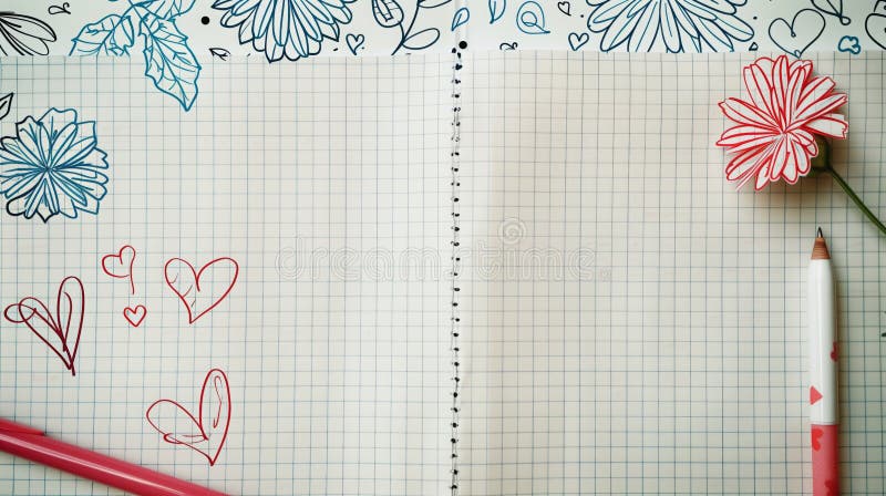 Aesthetic Drawings Notebook Doodle Grunge Stock Photos - Free & Royalty ...