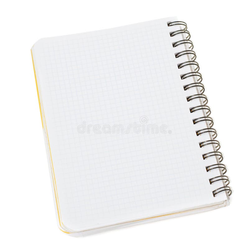 Small Sketch Pad stock image. Image of white, book, isolated - 25114929