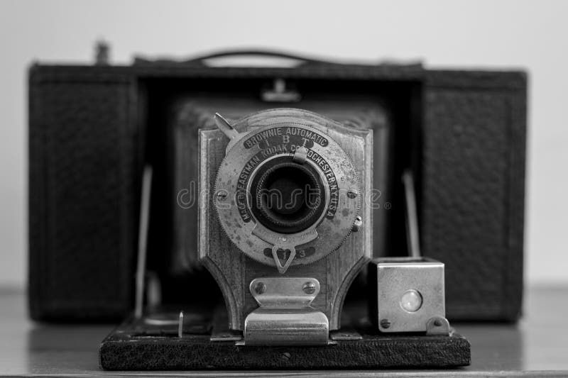 Number 2 Folding Brownie Camera Model a Stock Photo - Image of still ...