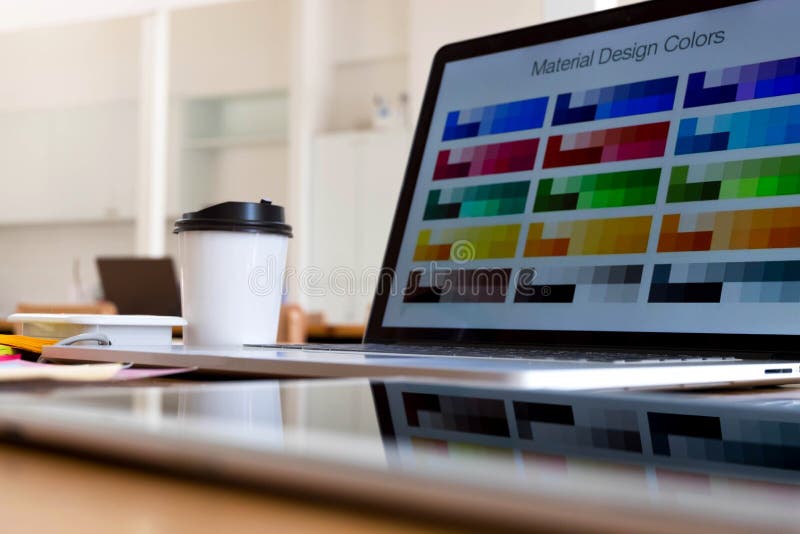 Close Up Object Creative Designs Concept. Creative Designs Workplace ...