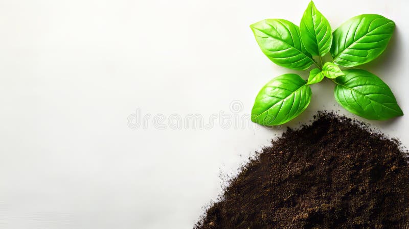 Close-up Observation of Fertile Soil Layers Featuring Rich Earth ...