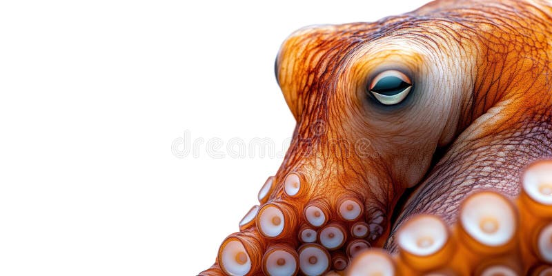 Close-up of Octopus Tentacles Isolated on Transparent Background Stock ...