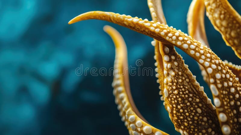 Close-up of Octopus Tentacles with Suction Cups in Underwater ...