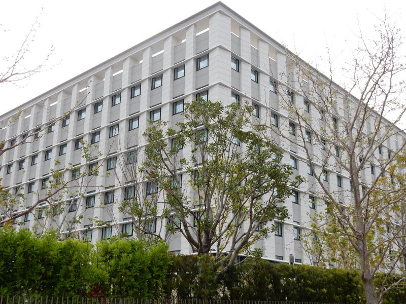 Close Up of Office Building Full Frame Stock Image - Image of house ...