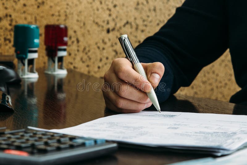 Filing documents stock image. Image of catalog, order - 18306715