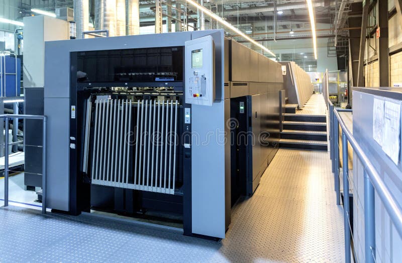Printing Processes Industry Stock Photo - Image of color, print: 216647450