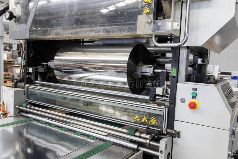 Printing Processes Industry Stock Photo - Image of hand, printer: 170848724