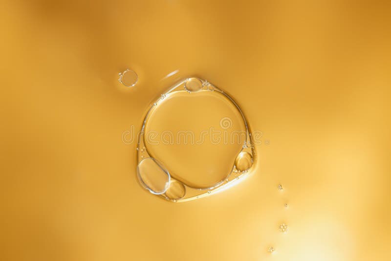 Oil Drops Floating in Water Abstract Multi Color Background. Stock ...