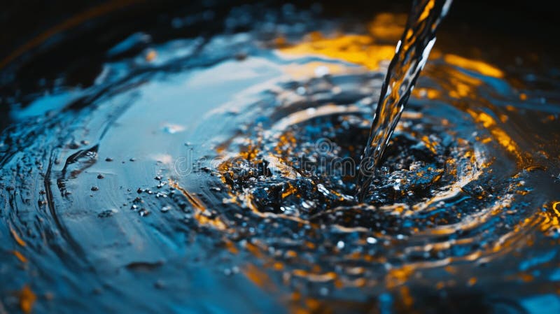 Close-Up of Oil Extraction Process in Raw Material Stock Illustration ...