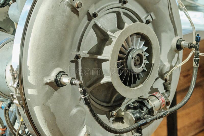 Close-up of Old Aircraft Engine Design Stock Photo - Image of machinery ...
