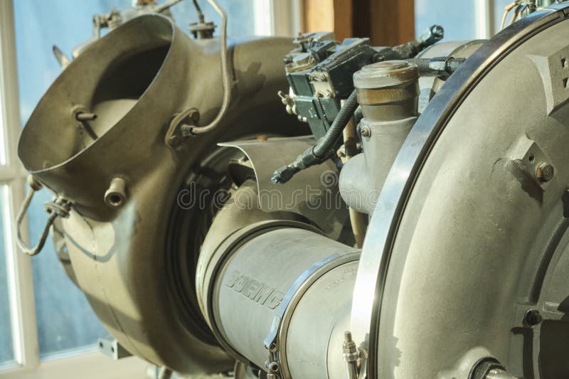 Close-up of Old Aircraft Engine Design. Stock Image - Image of motor ...