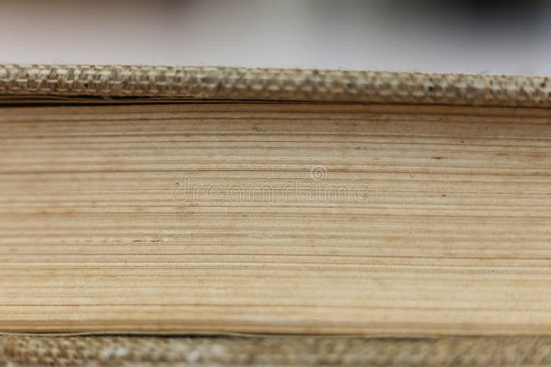 Close Up of Old Book , Shallow Depth of Field Stock Image - Image of ...