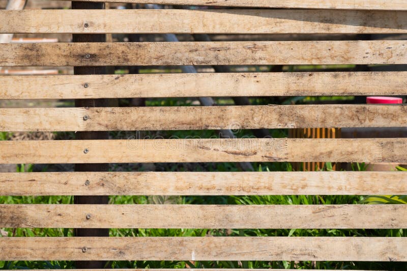 Close Up of Old Brown Wood Lath with Natural Striped Background and ...