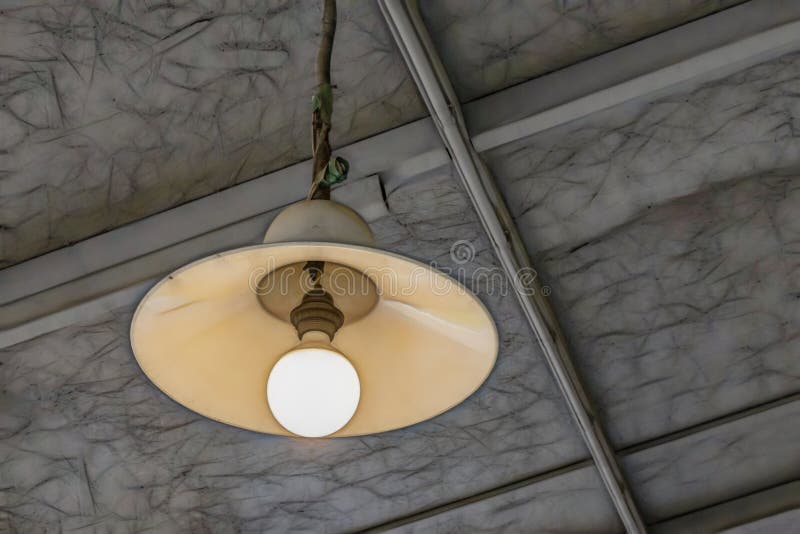 Close up old ceiling lamp stock photo. Image of ceiling - 145631746