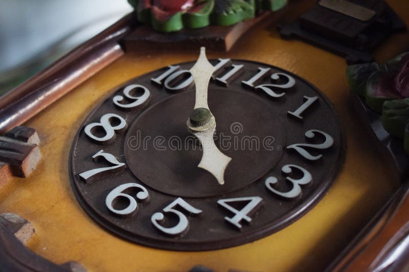 Close Up of an Old Clock Face. Stock Photo - Image of metallic, macro ...