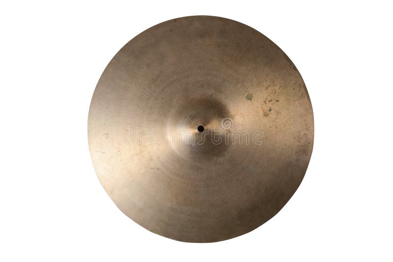 Close up of an old cymbal stock image. Image of music - 63539075