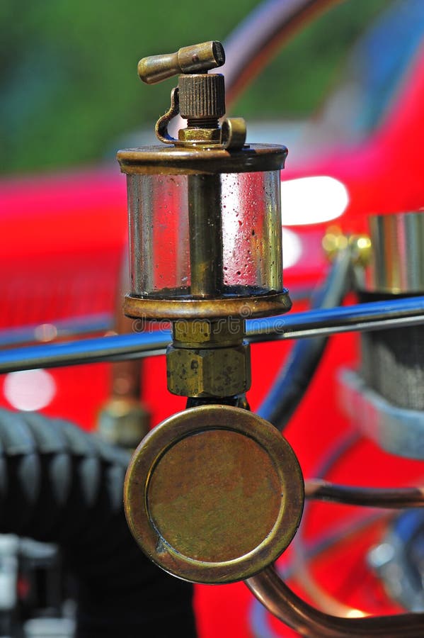 Close Up of an Old Engine Oil Trap Stock Image - Image of mount, chrome ...