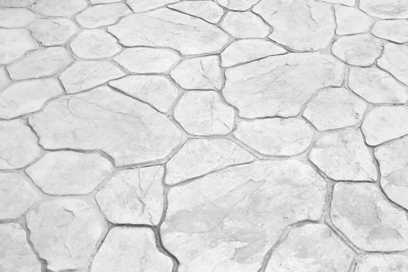 Stone Walkway Texture Seamless Patterns White Gray Background Stock ...