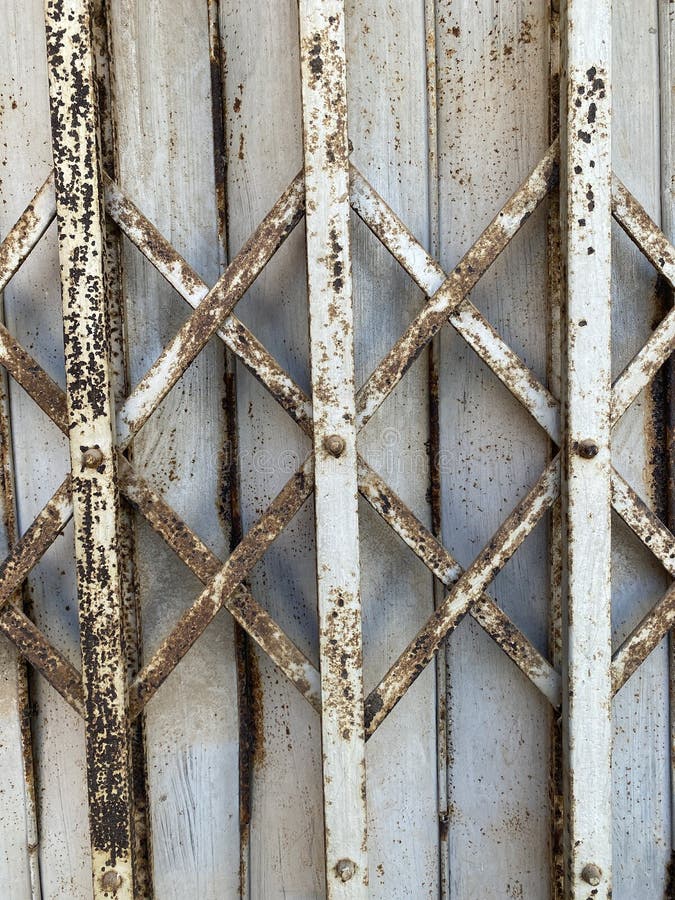 Old iron door texture stock photo. Image of home, locked - 242833230